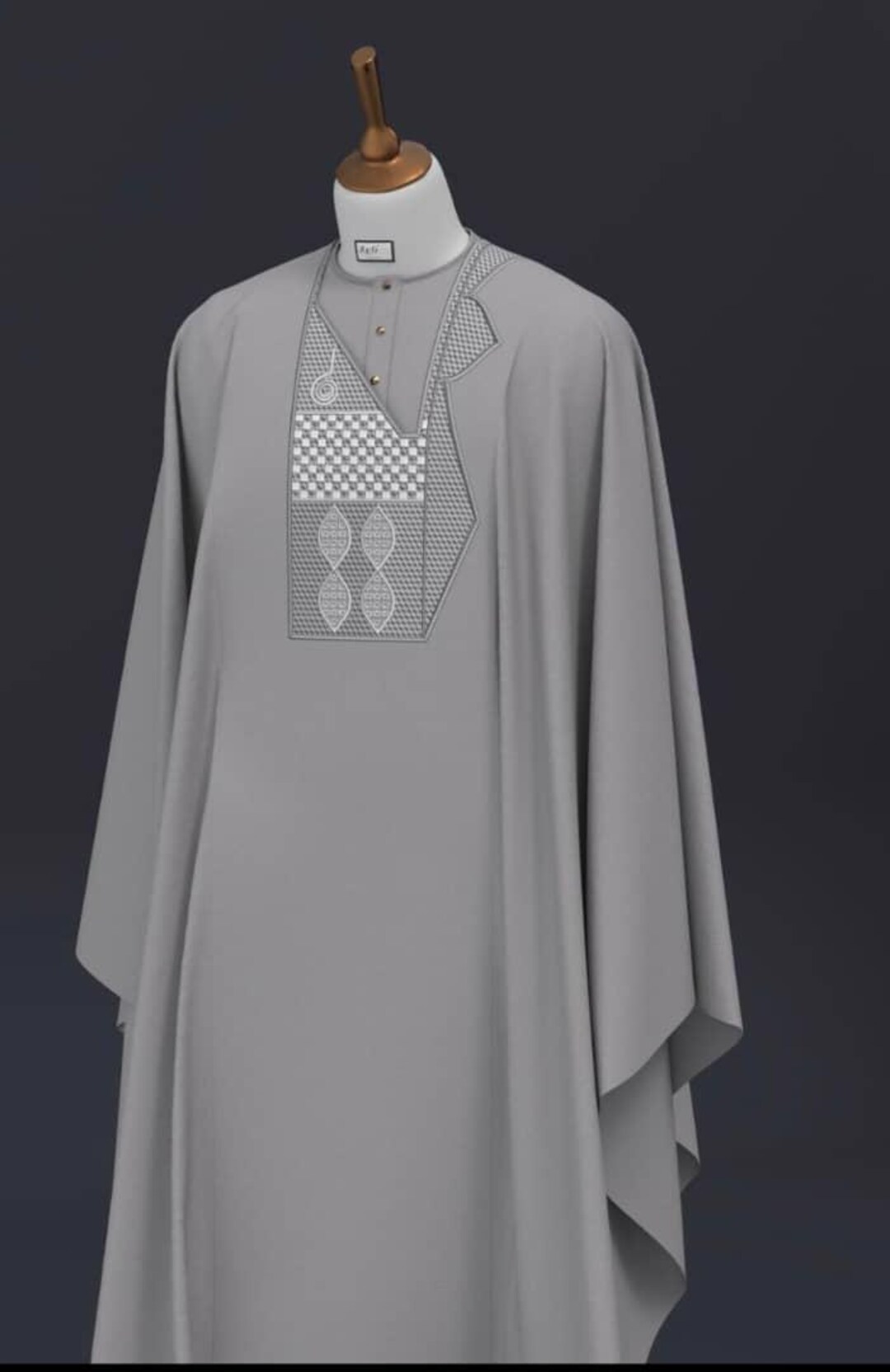 Fashion Men African AGBADA Wedding Suit for Groomsmen 3 Pieces Clothing ...