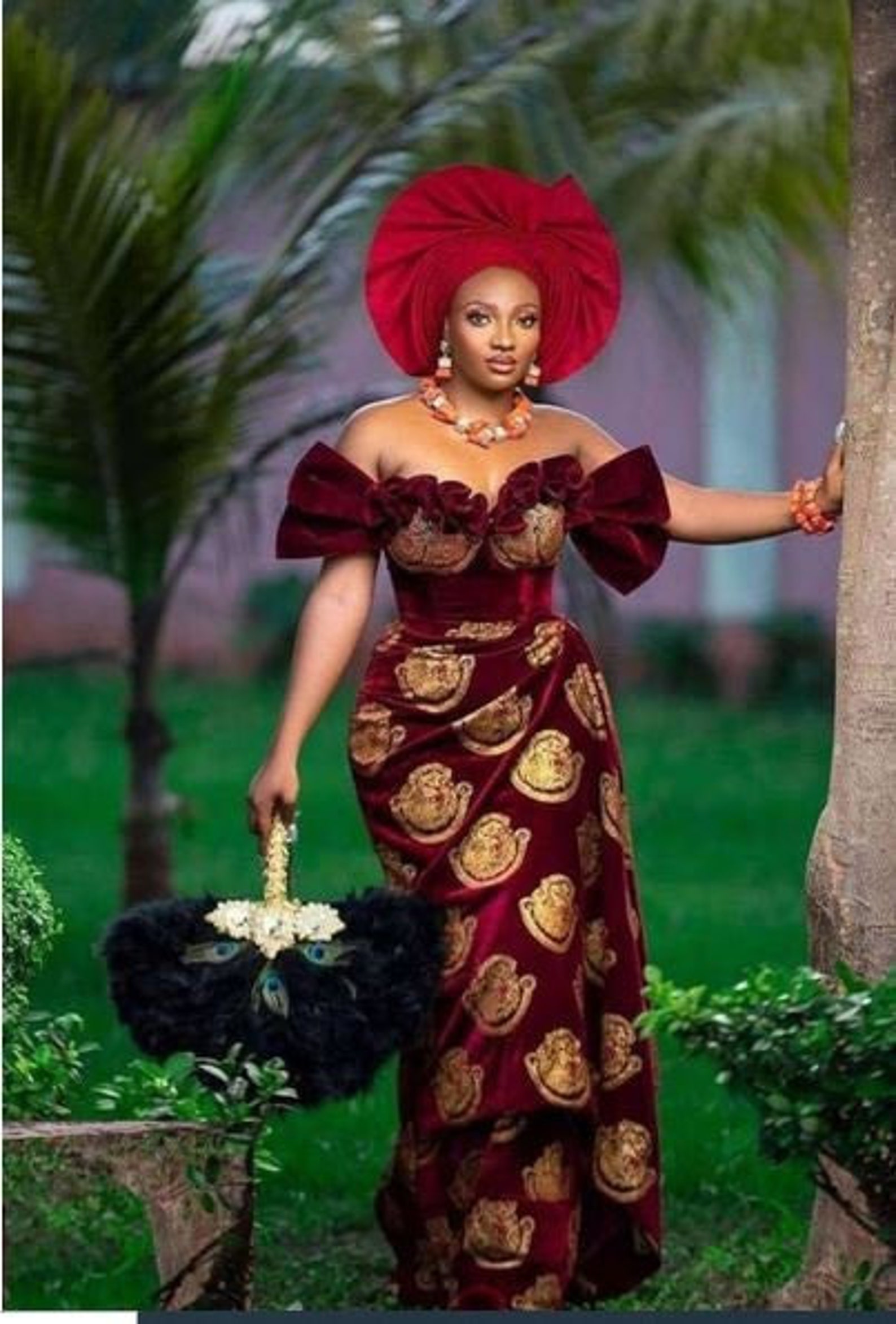 Igbo Bride Attire, African Bride Attire, Igbo Wedding Dresses, Edo ...