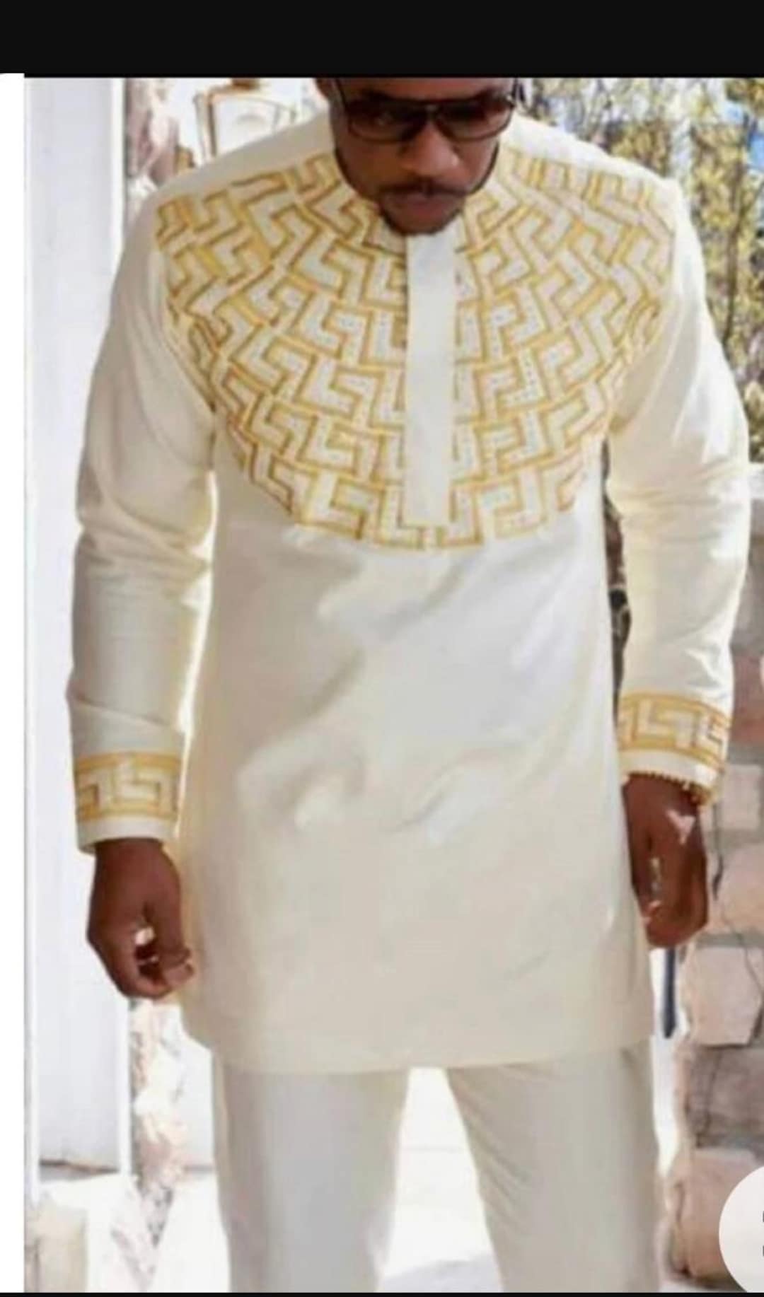 African Men’s Clothing – Handmade Nigerian Buba & Sokoto Set, Kaftan ...