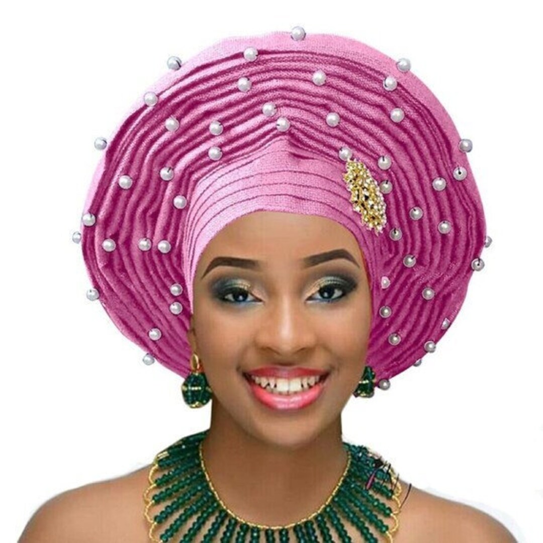African Autogele, African Head Wraps for Women, Autogele, Pretie Gele ...