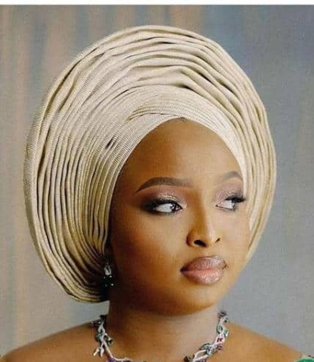 African Autogele, African Head Wraps for Women, Autogele, Pretie Gele, African Headband, Ready ...