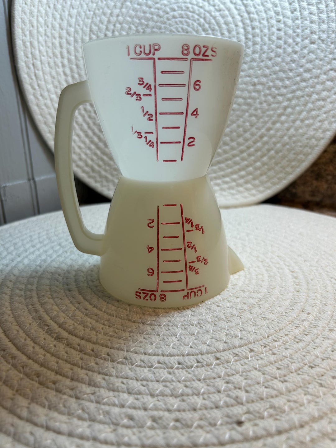 Vintage Tupperware Dual Measurement Measuring Cup - Etsy