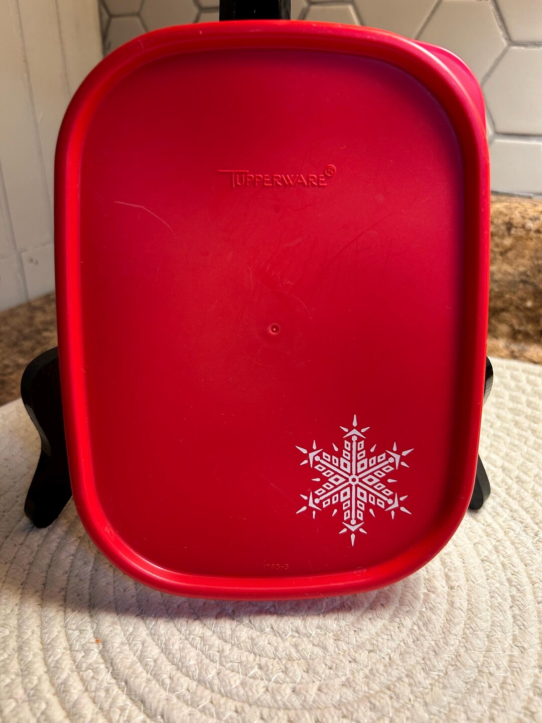 Tupperware 3 1/2 Cup Container With Snowflake Detail - Etsy