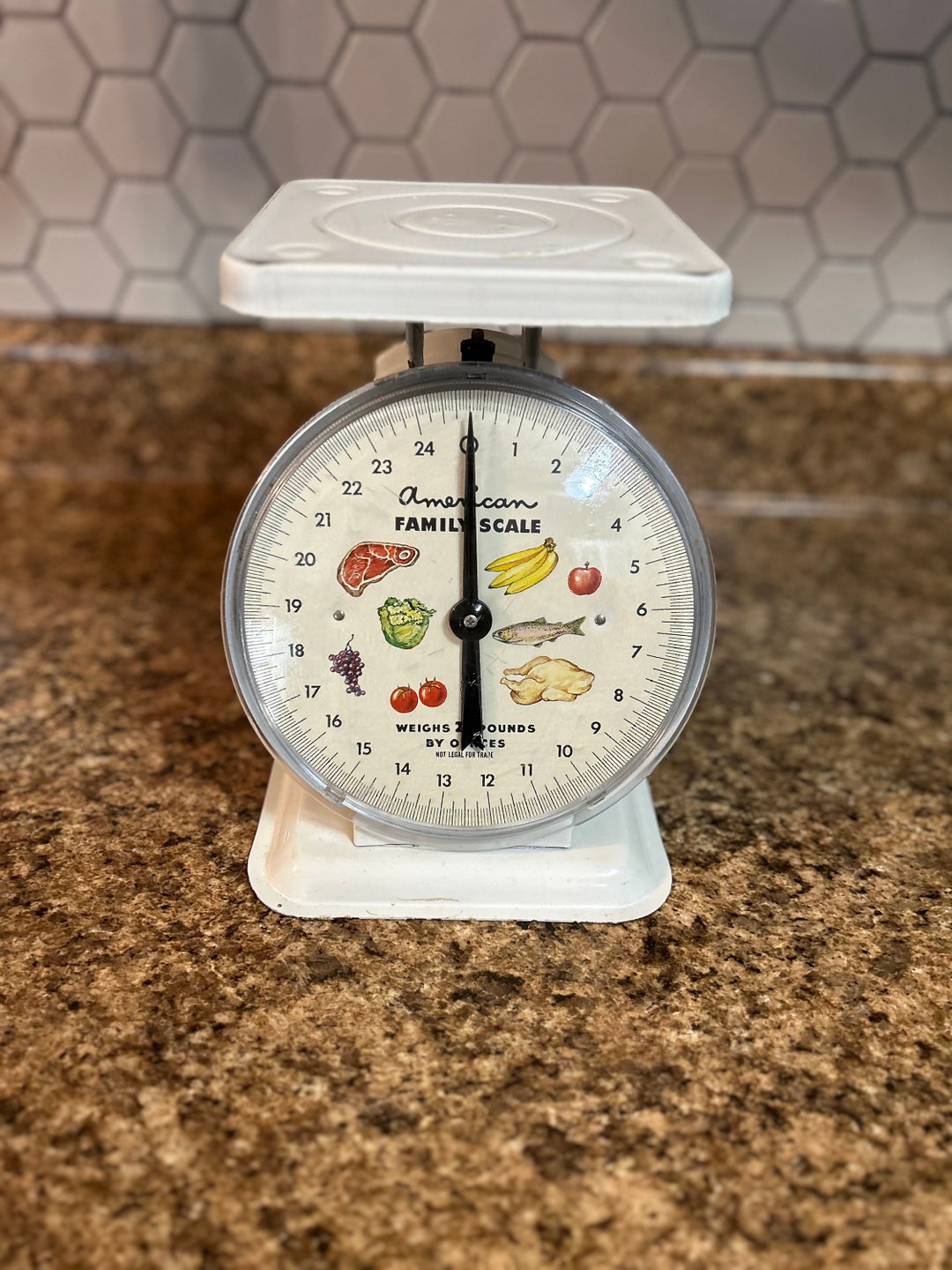 Vintage American Family Food Scale - Etsy