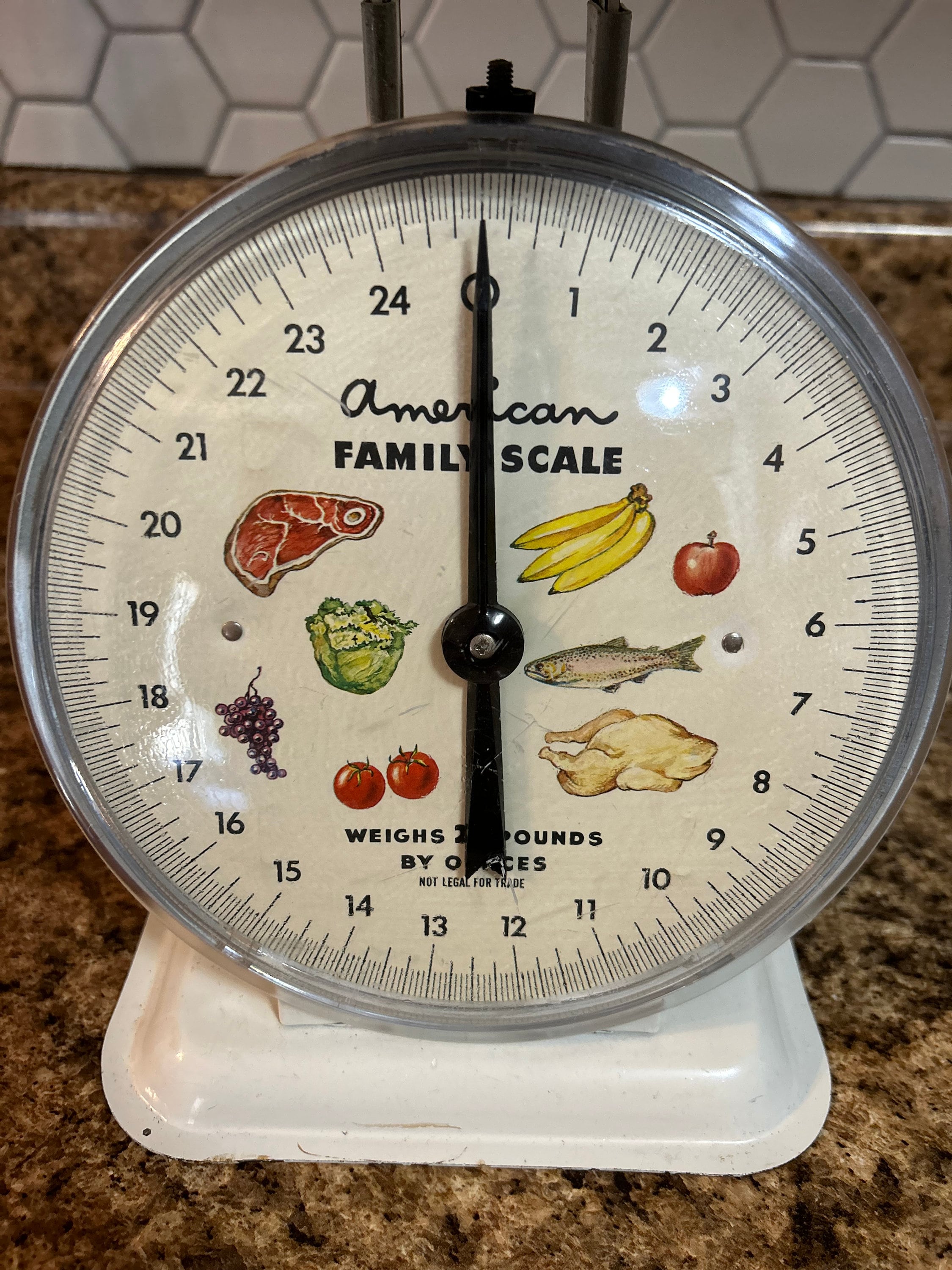 Vintage American Family Food Scale - Etsy