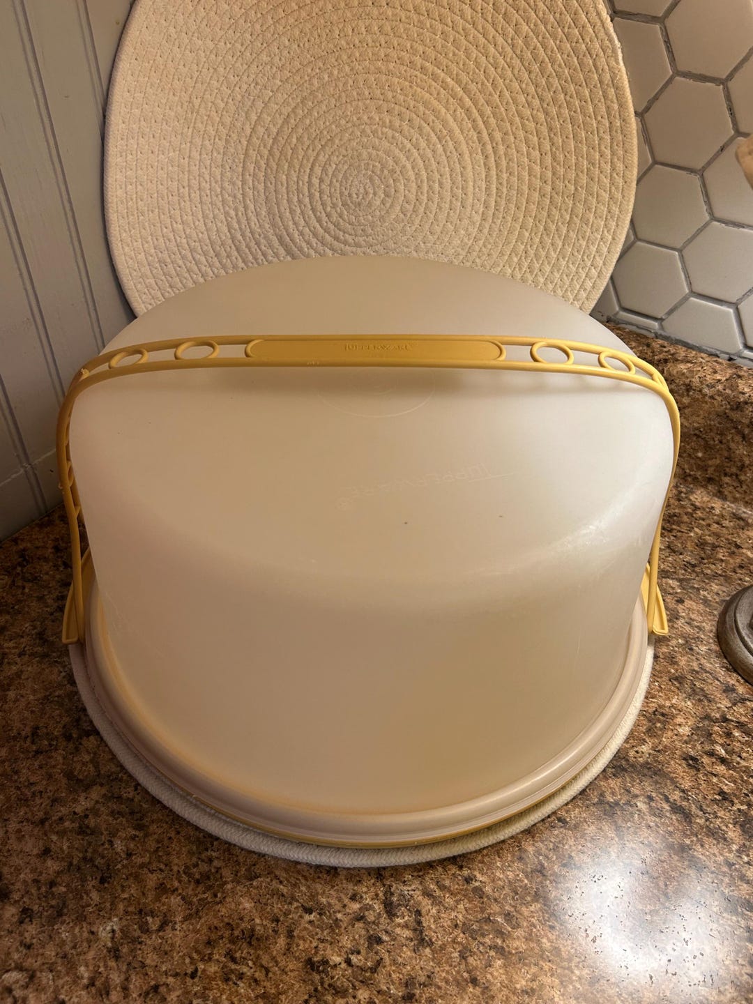 Vintage Tupperware Large Cake Carrier With Handle - Etsy