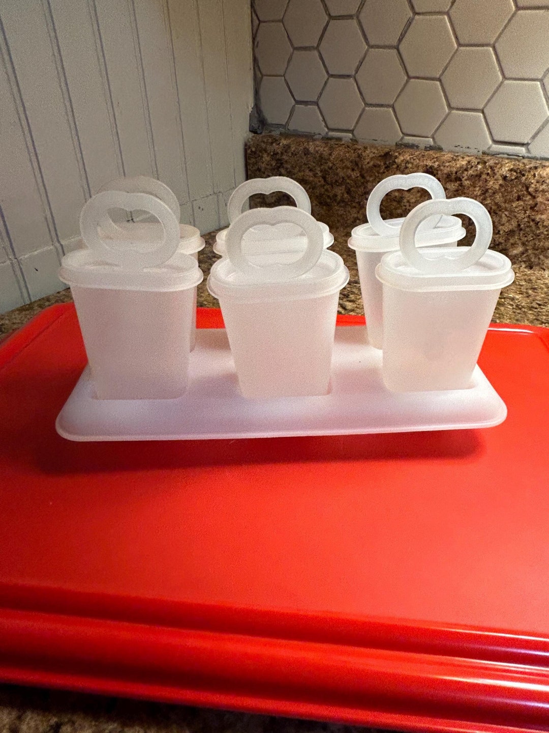 Vintage Tupperware Popsicle Makers With Tray - Etsy