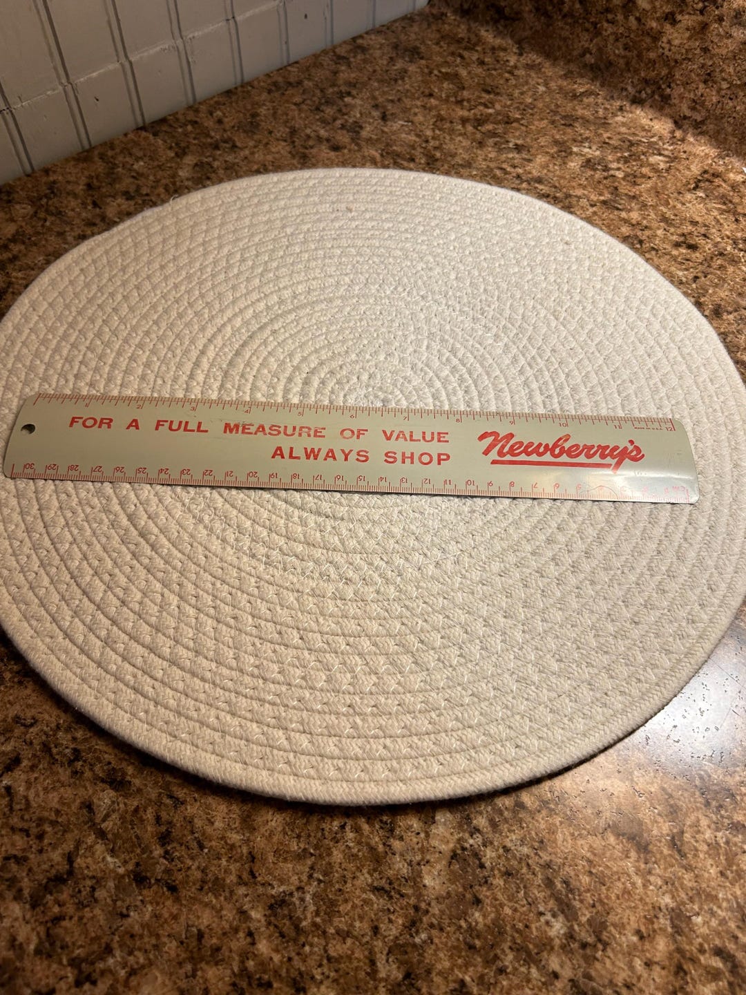 Vintage Metal Ruler - Newberry’s - Etsy