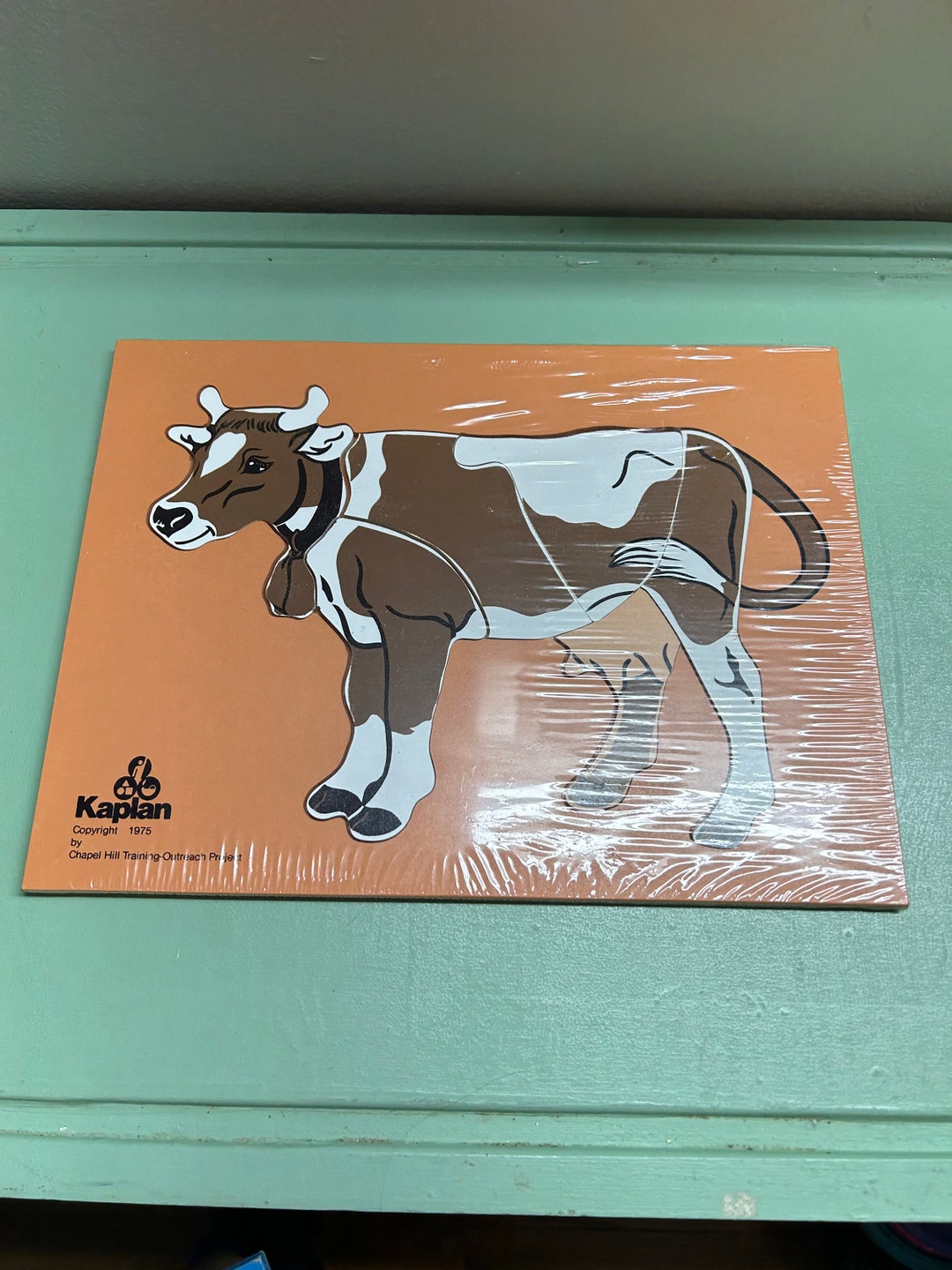 Vintage Kaplan Wood 6 Piece Puzzle - Etsy