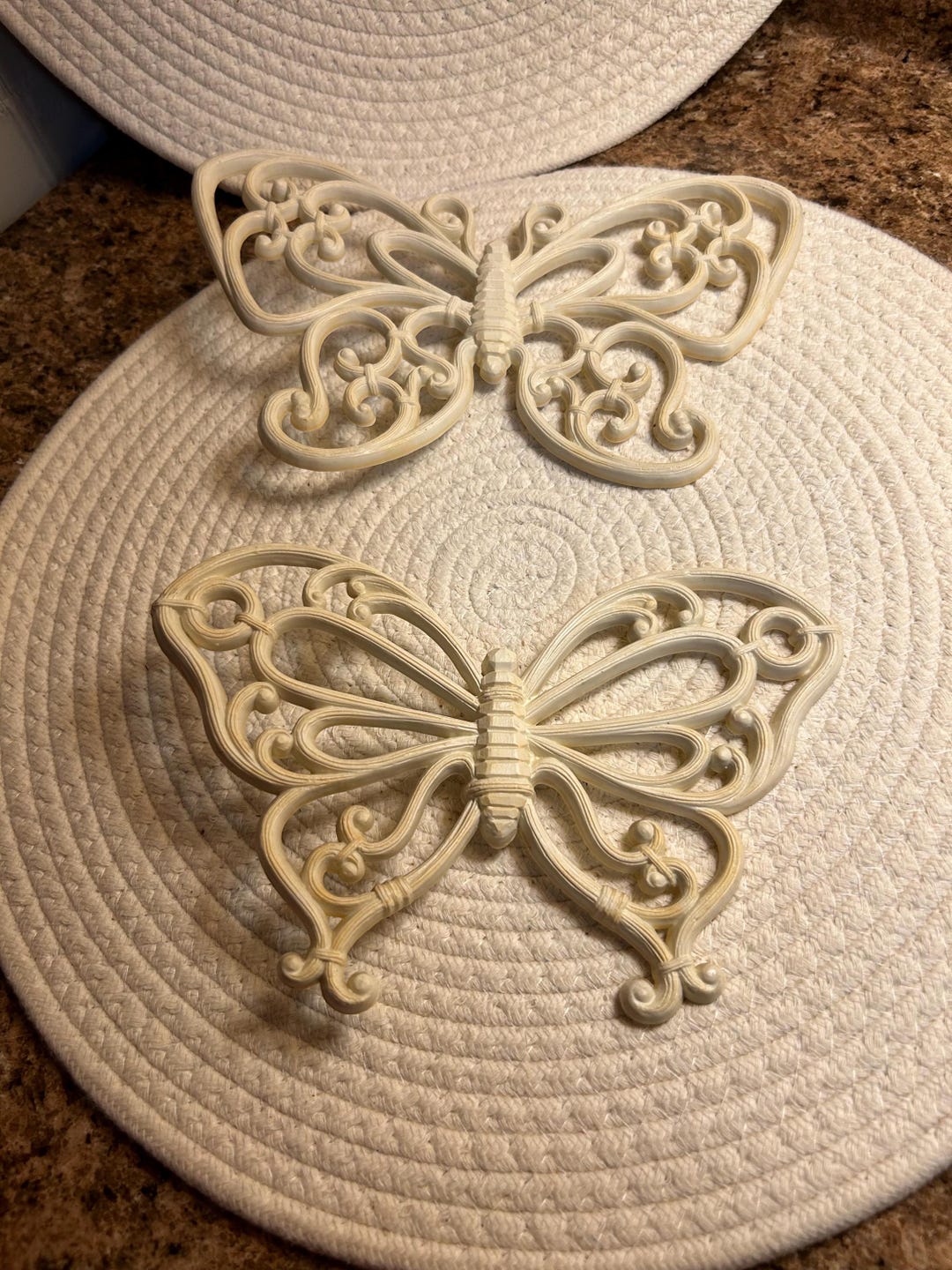 Vintage Home Interiors Butterfly Wall Hangings - Set of 2 - Etsy