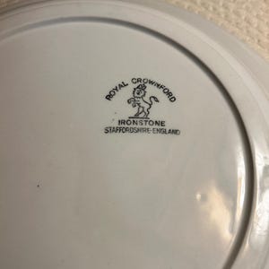 Vintage Royal Crownstone Ironstone Fruit Pie Plate - Etsy