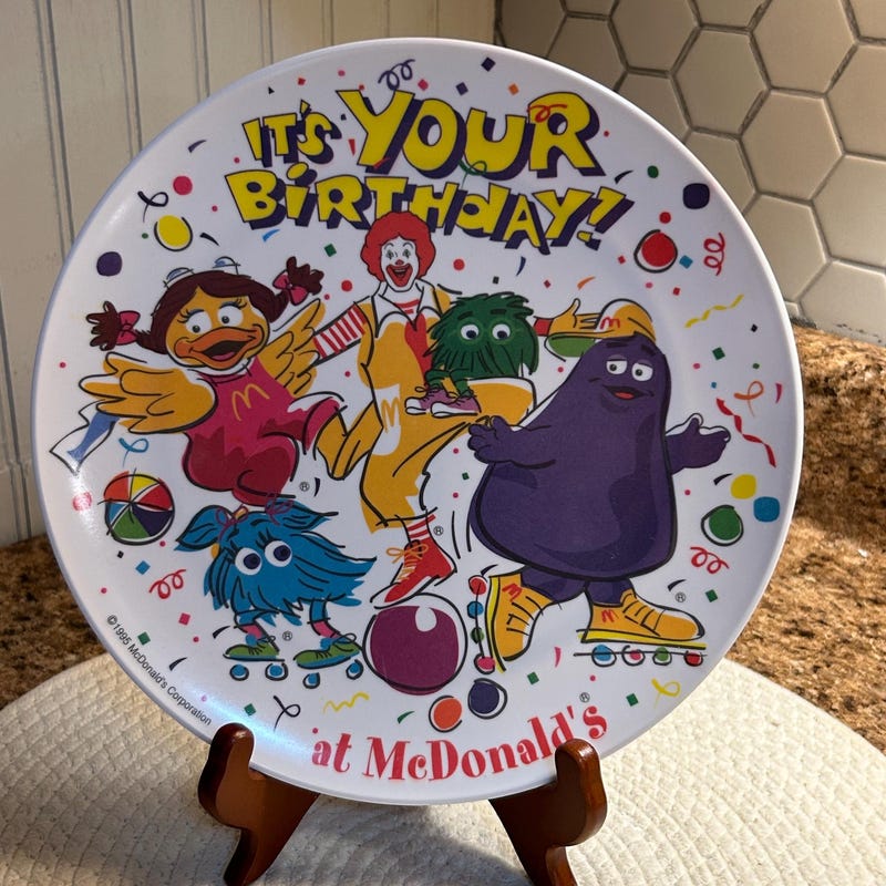 Birthday Plate - Etsy