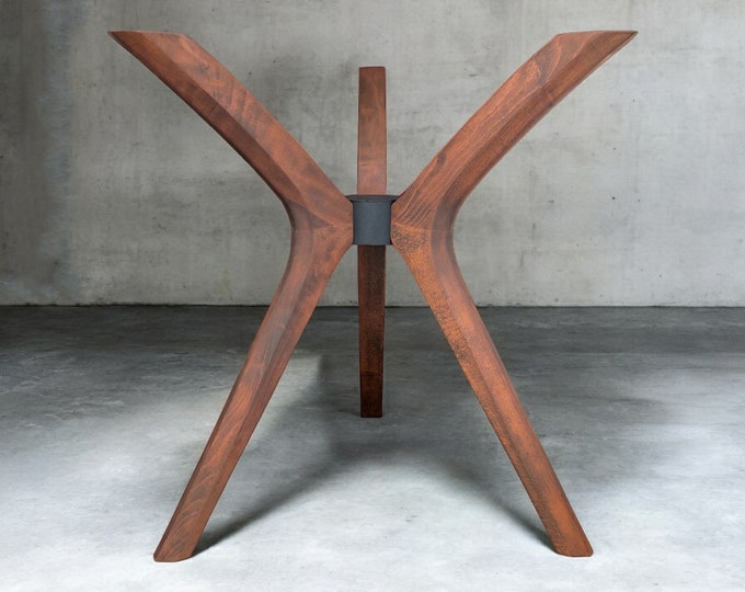 Solid Beech Wood Table Legs, Round Table Legs, Round Table Base, Round ...