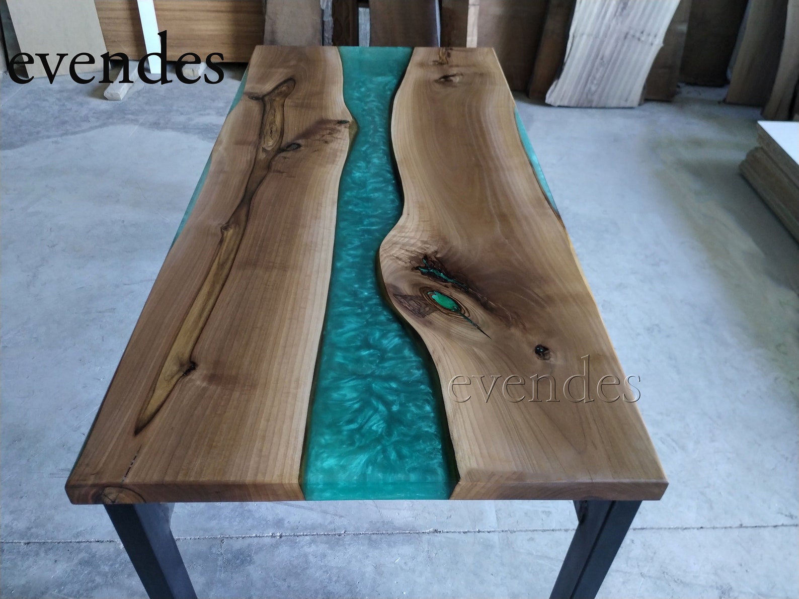 Epoxy Table Decor Dining Table Office Desk River Table | Etsy