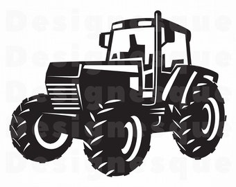 Tractor dxf | Etsy