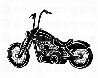 Motorcycle dxf | Etsy