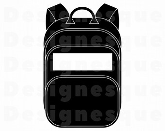 Backpack svg | Etsy