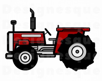 Tractor dxf | Etsy
