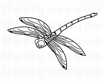 Dragonfly dxf | Etsy