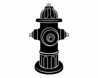 Fire hydrant svg | Etsy