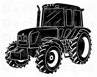 Tractor dxf | Etsy