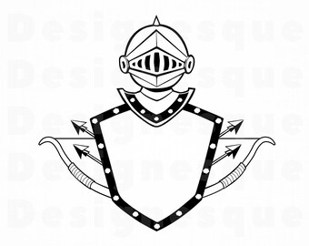 Medieval knight svg | Etsy