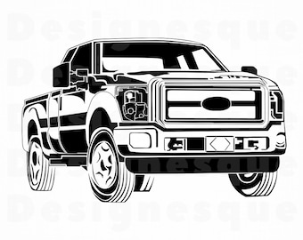 Pickup truck svg | Etsy