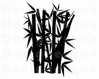 Bamboo svg | Etsy