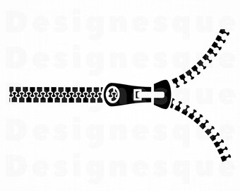 Zipper Svg | Etsy