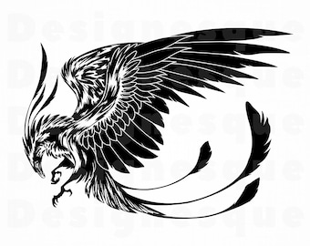 Phoenix svg | Etsy