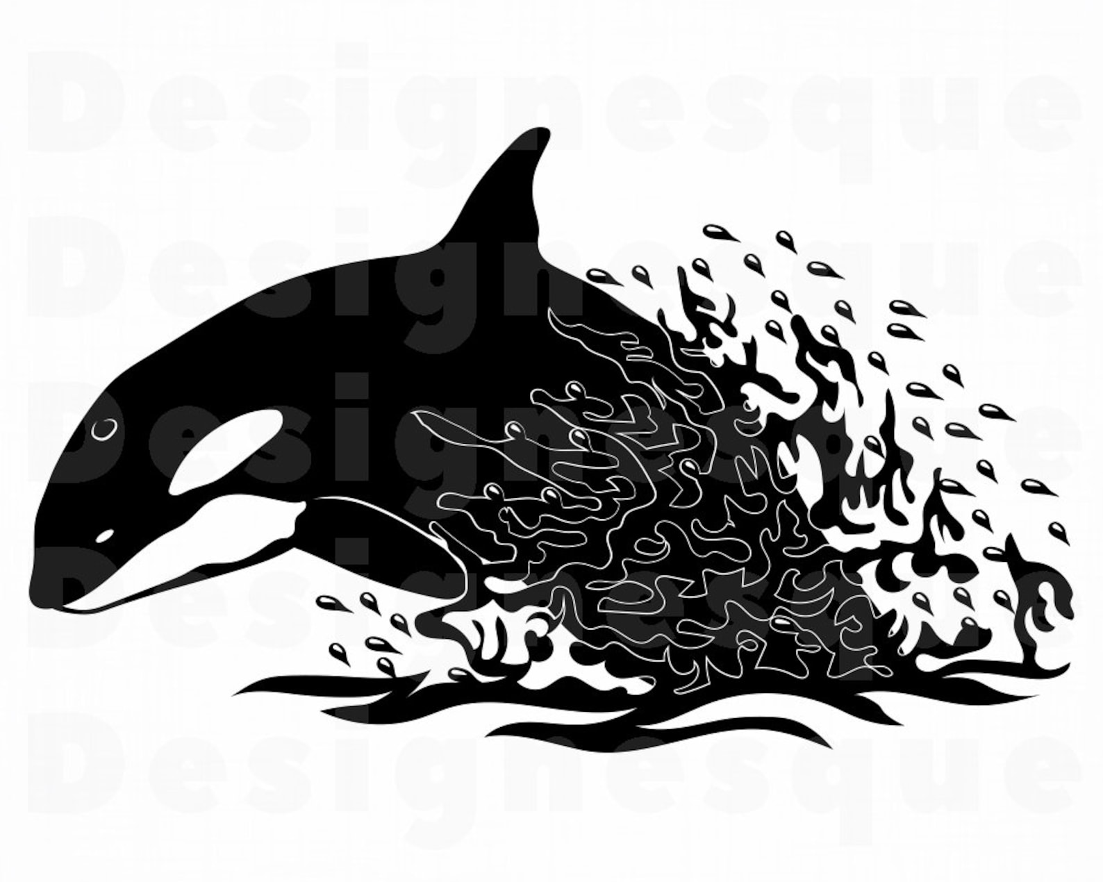 Svg Clipart Orca Svg Killer Whale Clipart Orca Svg Clipart Images And