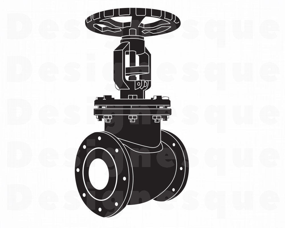 Gate Valve SVG Plumber Svg Plumbing Svg Plumbing Clipart | Etsy