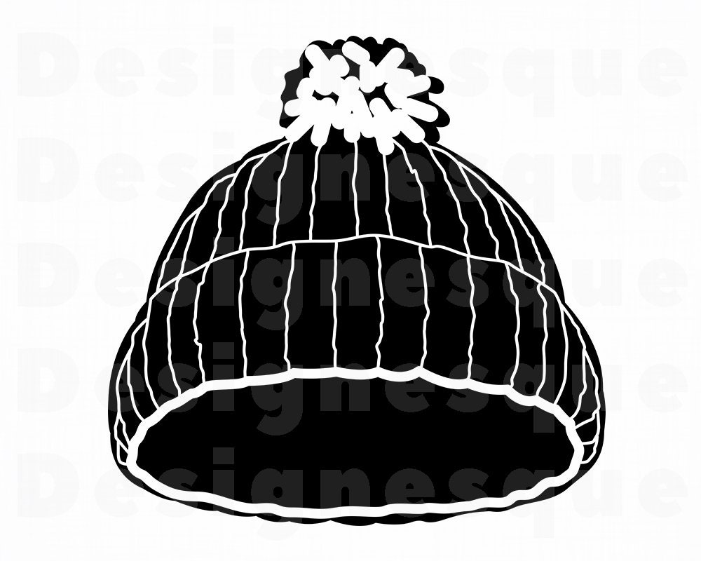 Winter Hat SVG Beanie Hat Svg Winter Hat Clipart Winter Hat | Etsy