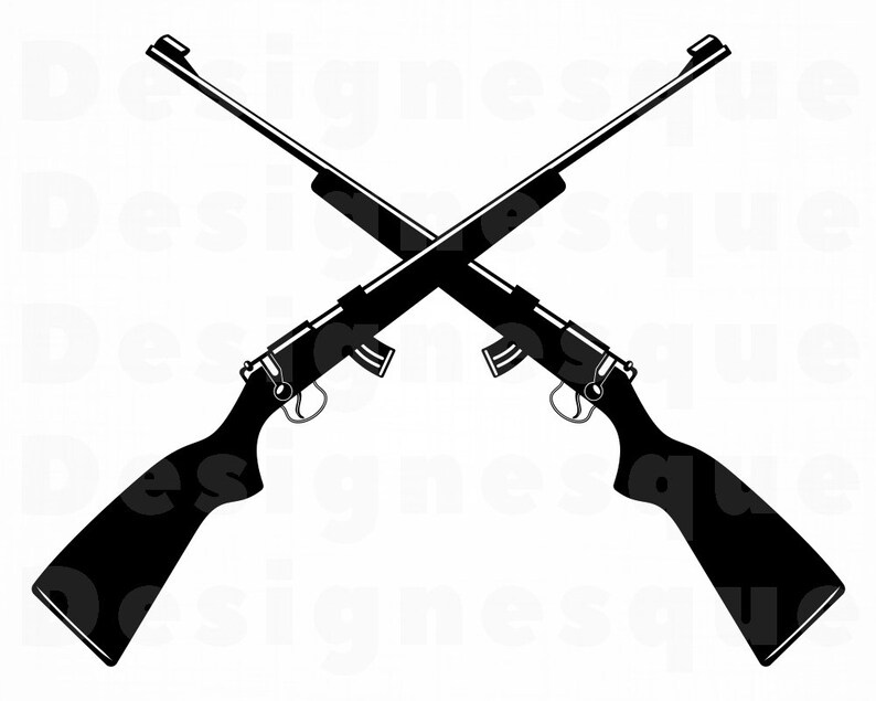 Hunting Rifle Logo SVG Gun Svg Hunting Rifle Clipart | Etsy