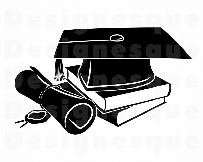 Graduation Cut Files For Silhouette Eps Graduation Svg Dxf Png ...