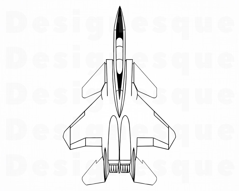 Jet Plane Outline