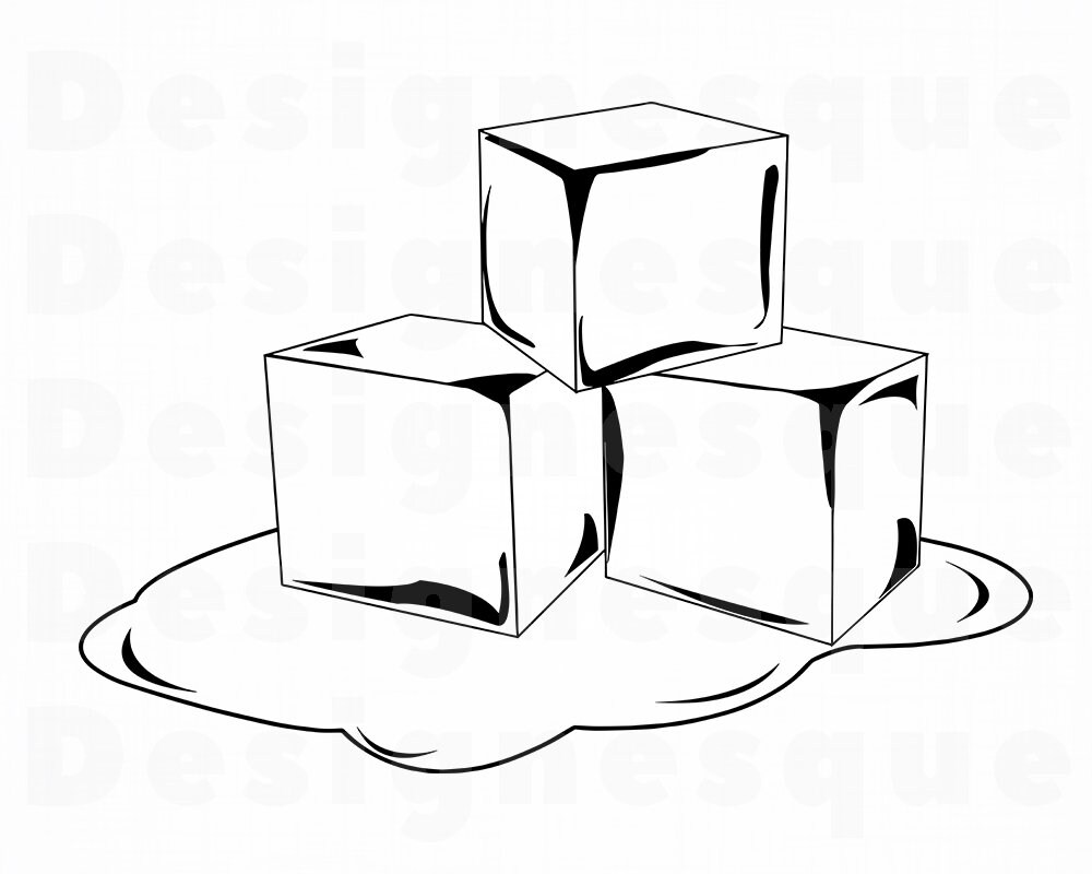 Melting Ice SVG Ice Svg Ice Cubes Svg Ice Clipart Ice | Etsy