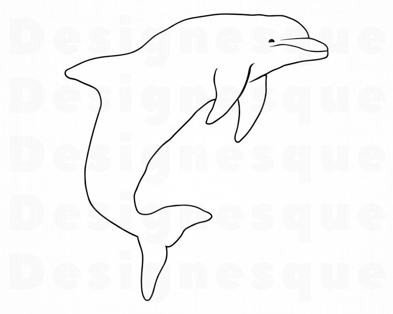 Dolphin Files for Cricut Eps Dolphin Svg Dolphin Clipart Dolphin ...