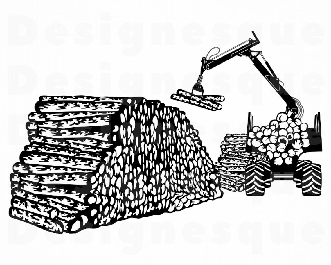 Logging Svg Lumber Harvester Svg Forestry Svg Lumberjack | Etsy