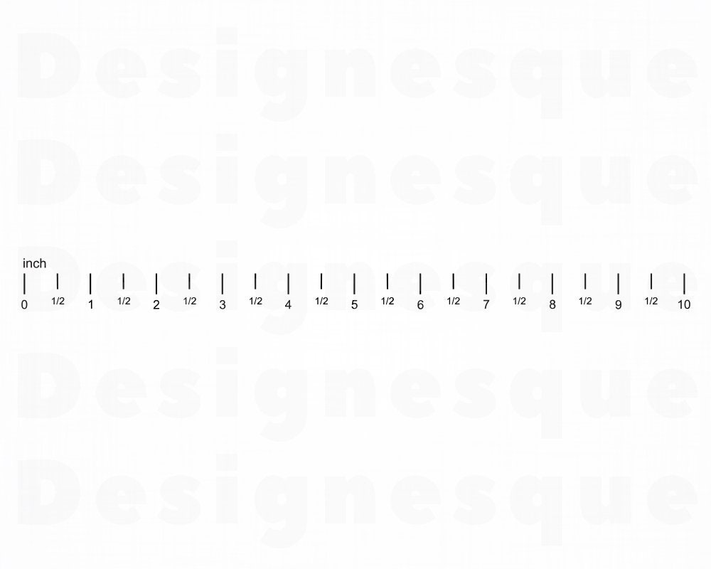 12 Inch Ruler SVG