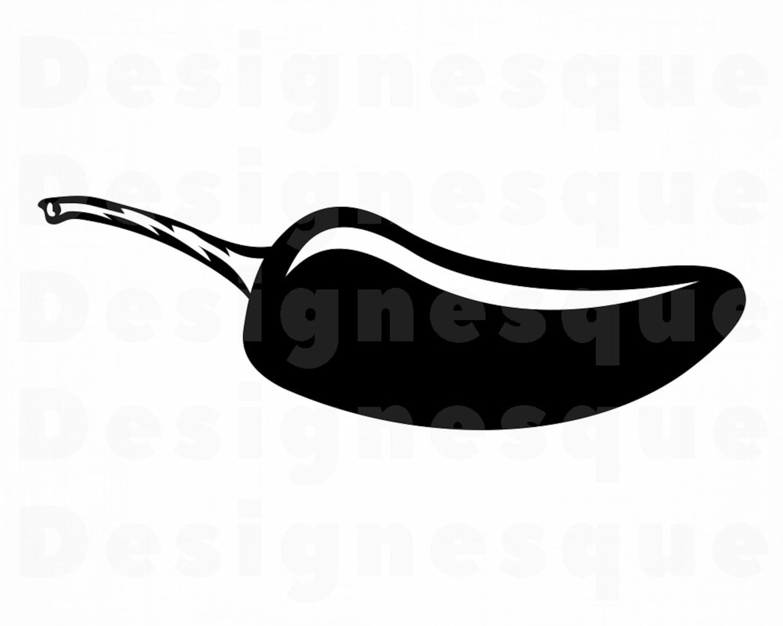 Jalapeno Pepper SVG Jalapeno Svg Jalapeno Clipart Jalapeno | Etsy