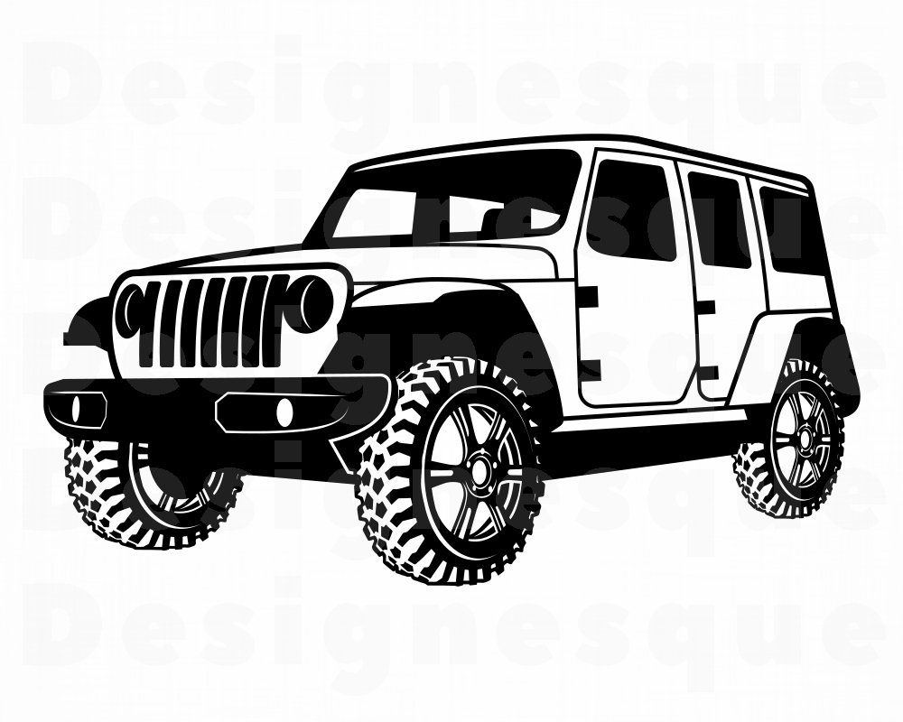 Eps Car Svg Crossover SUV Outline Svg Png SUV Svg Suv Files for Cricut ...