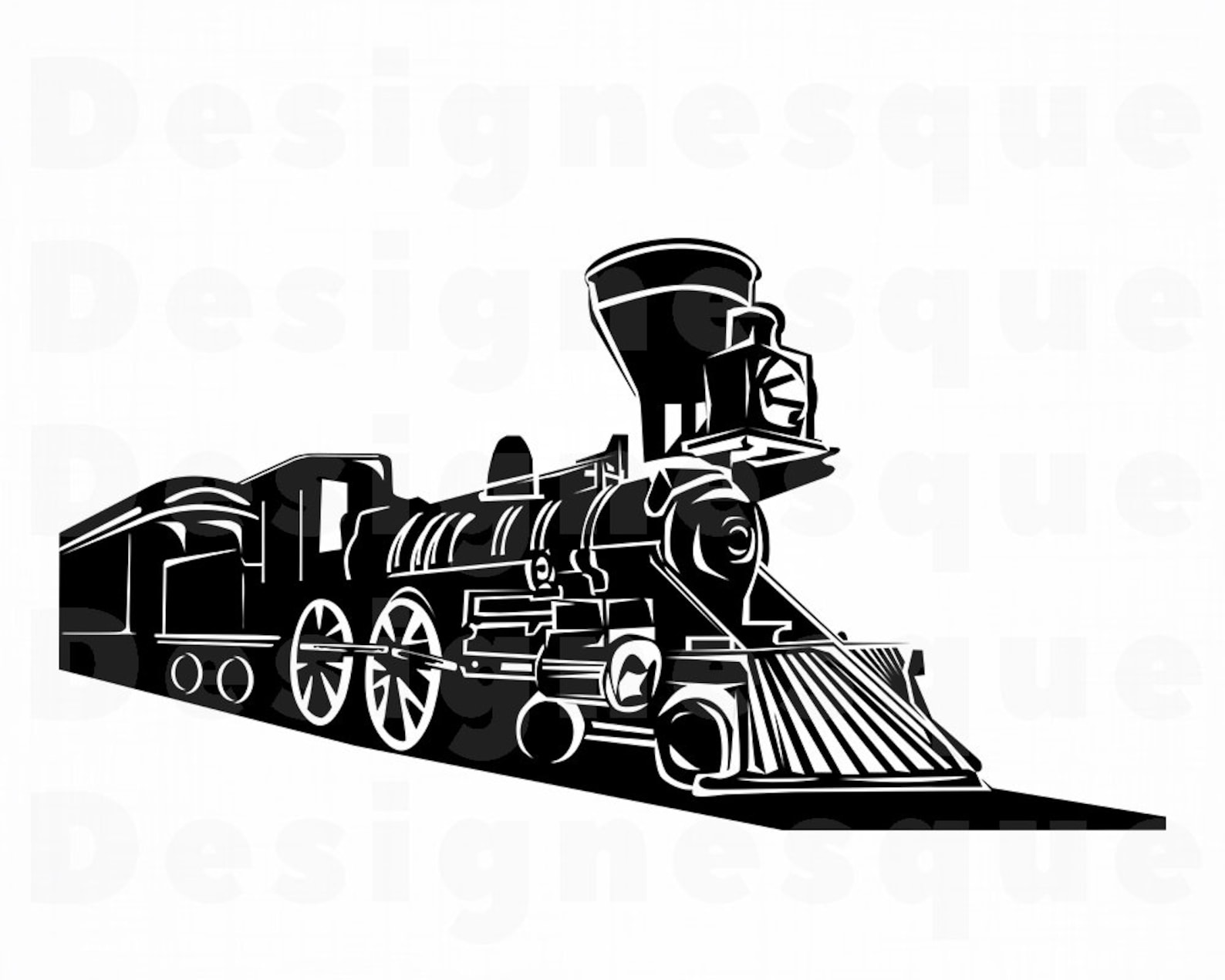 Train 3 Svg Train Svg Steam Engine Locomotive Train Etsy