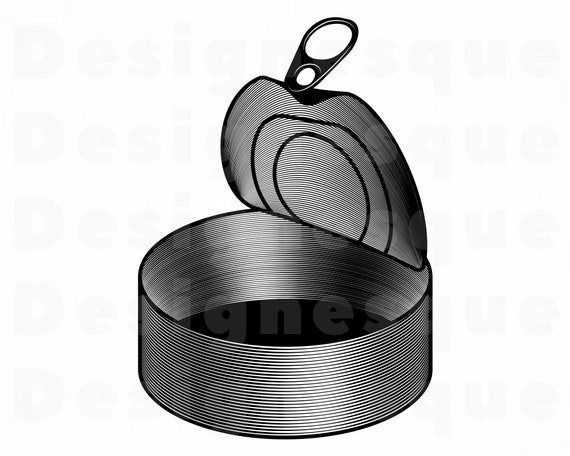 Can Png Eps Vector Tin Can Svg Can Dxf Can #2 SVG Food Can Svg Can ...