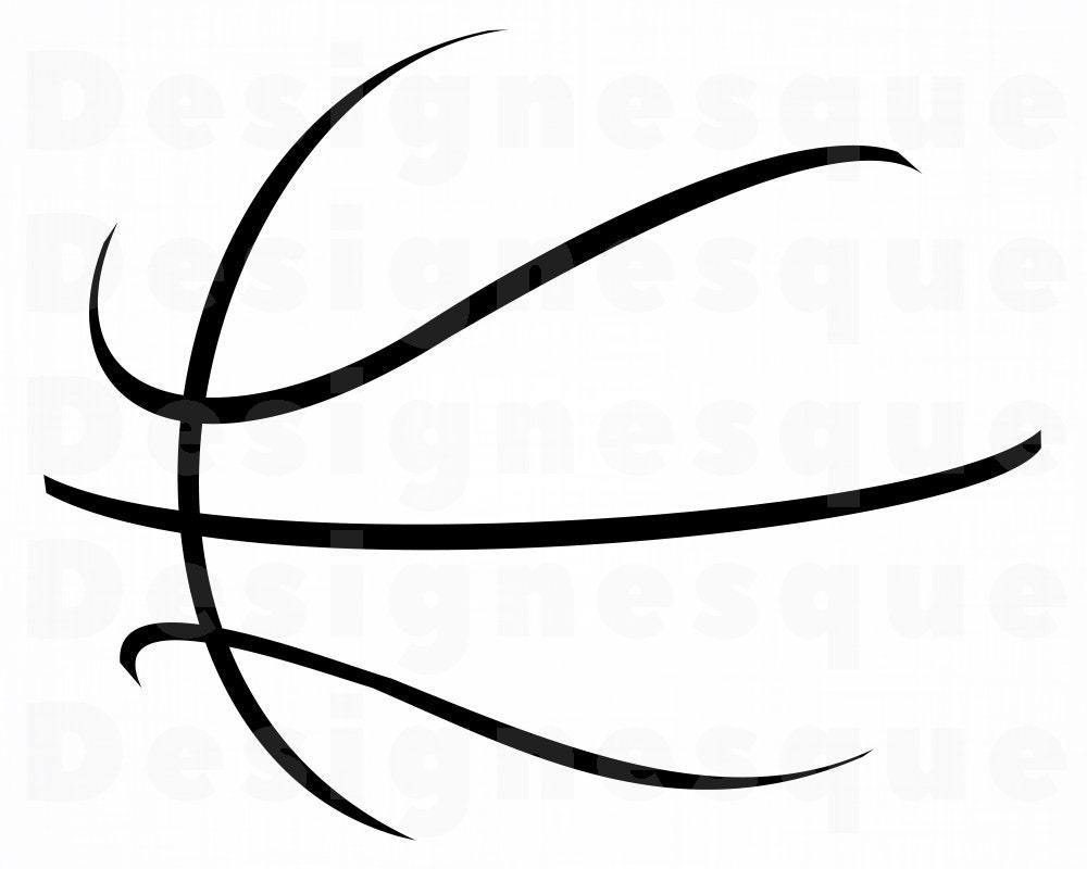 Basketball Stripes SVG Basketball Svg Basketball Clipart | Etsy
