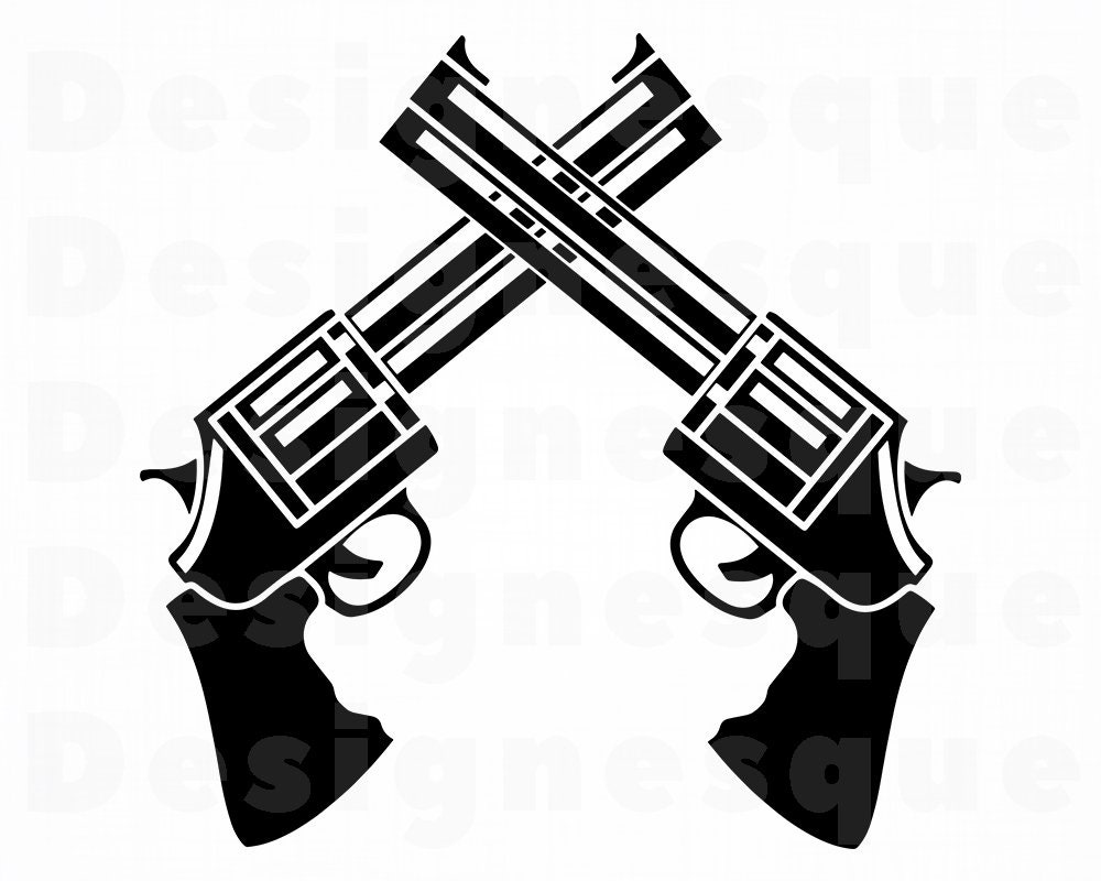 Pistole Logo Svg Revolver SVG SVG SVG Pistole Gun Waffe | Etsy
