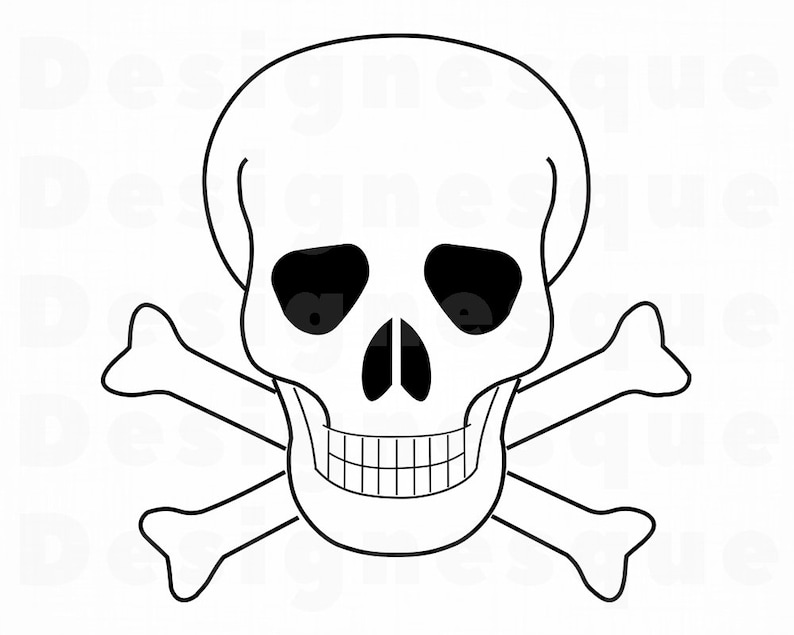 Pirate Skeleton Clipart