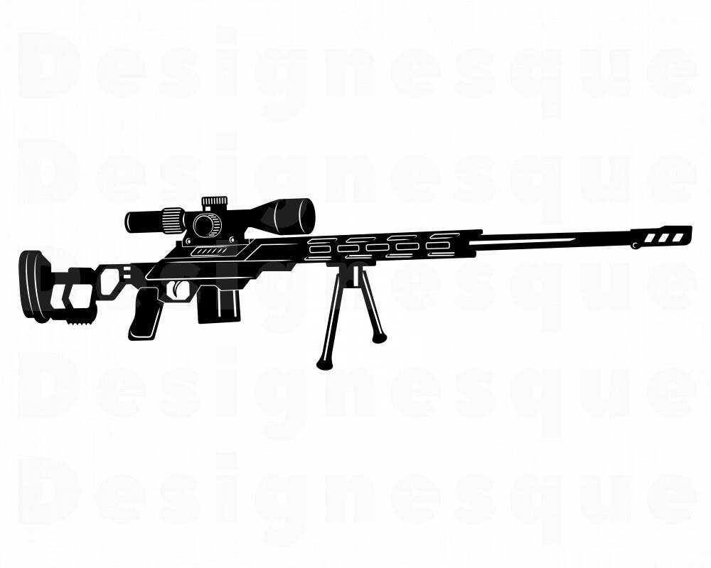 Sniper Rifle SVG Sniper Gun Svg Sniper Rifle Clipart Sniper | Etsy