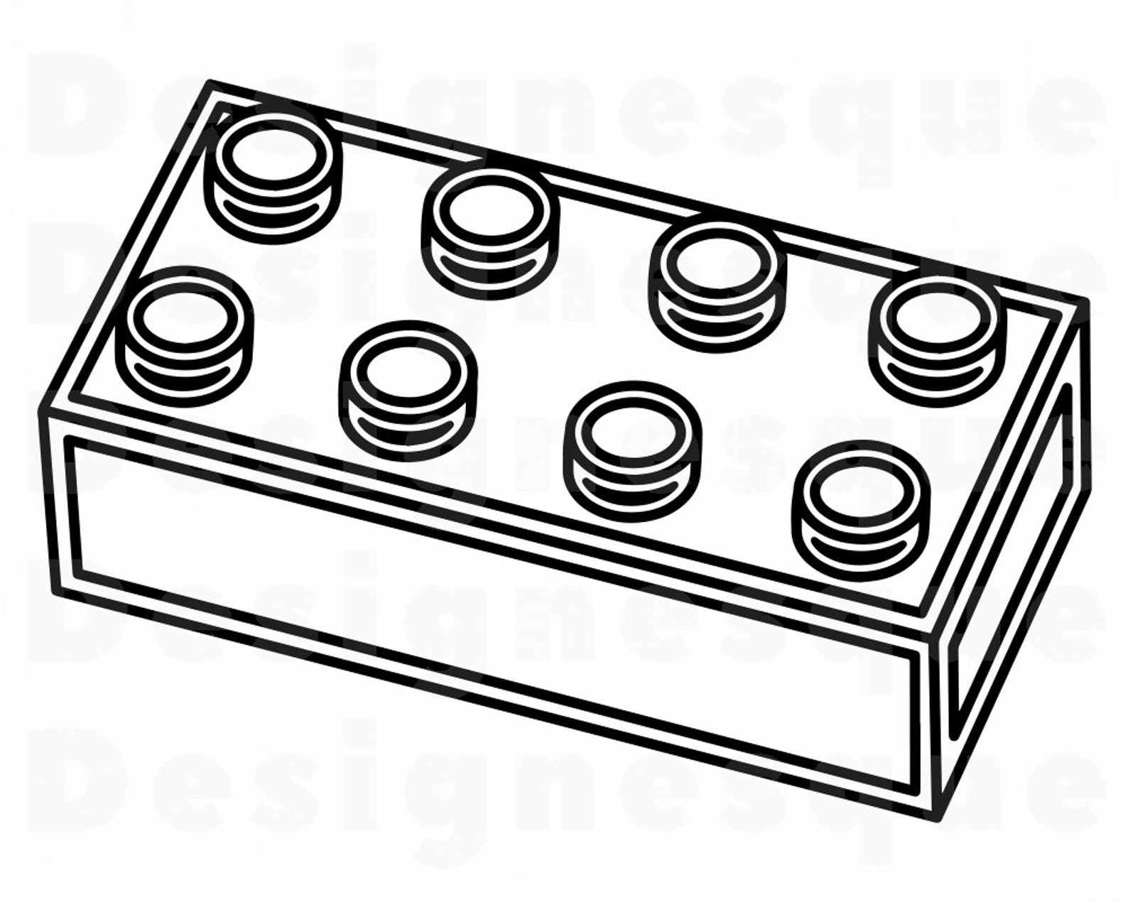 Building Block 4 SVG Building Block Svg Building Block | Etsy