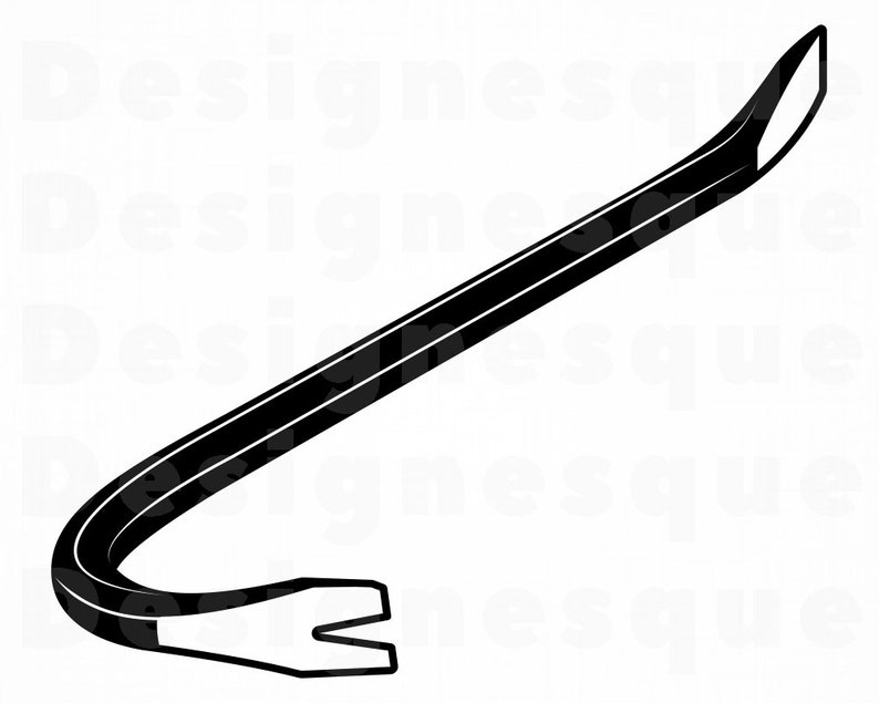 Crowbar SVG Crowbar Clipart Crowbar Files for Cricut | Etsy UK